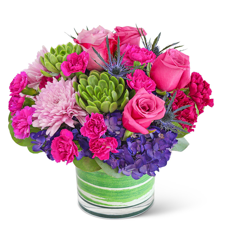 Luminous London with Succulents :: Quality Flowers, Fort Smith AR