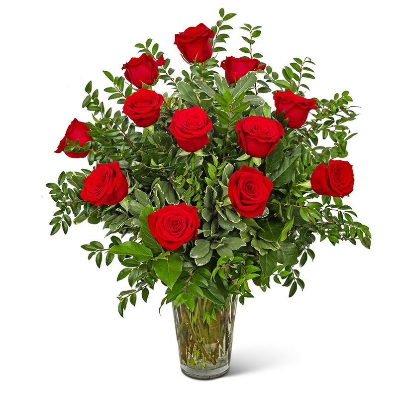 One Dozen Elegant Red Roses :: Quality Flowers, Fort Smith AR